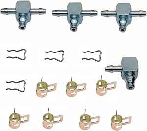 Amazon.com: Zieichy Sprinter Fuel Return Line Injector Metal Connector ...