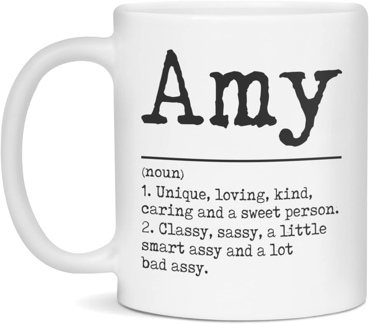 Amazon.com: Hao East Amy Coffee mug name meaning definition smart assy ...