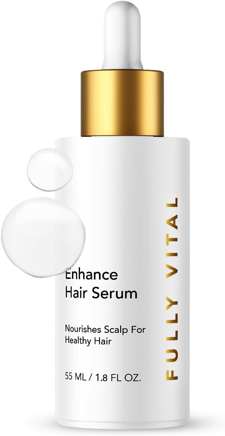 Amazon.com : FullyVital Enhance Hair Growth Serum - Science Backed Hair ...