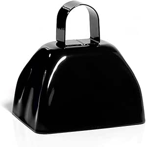 Amazon.com: Anderson's Black Solid-Color Cowbells, Set of 10 Metal ...