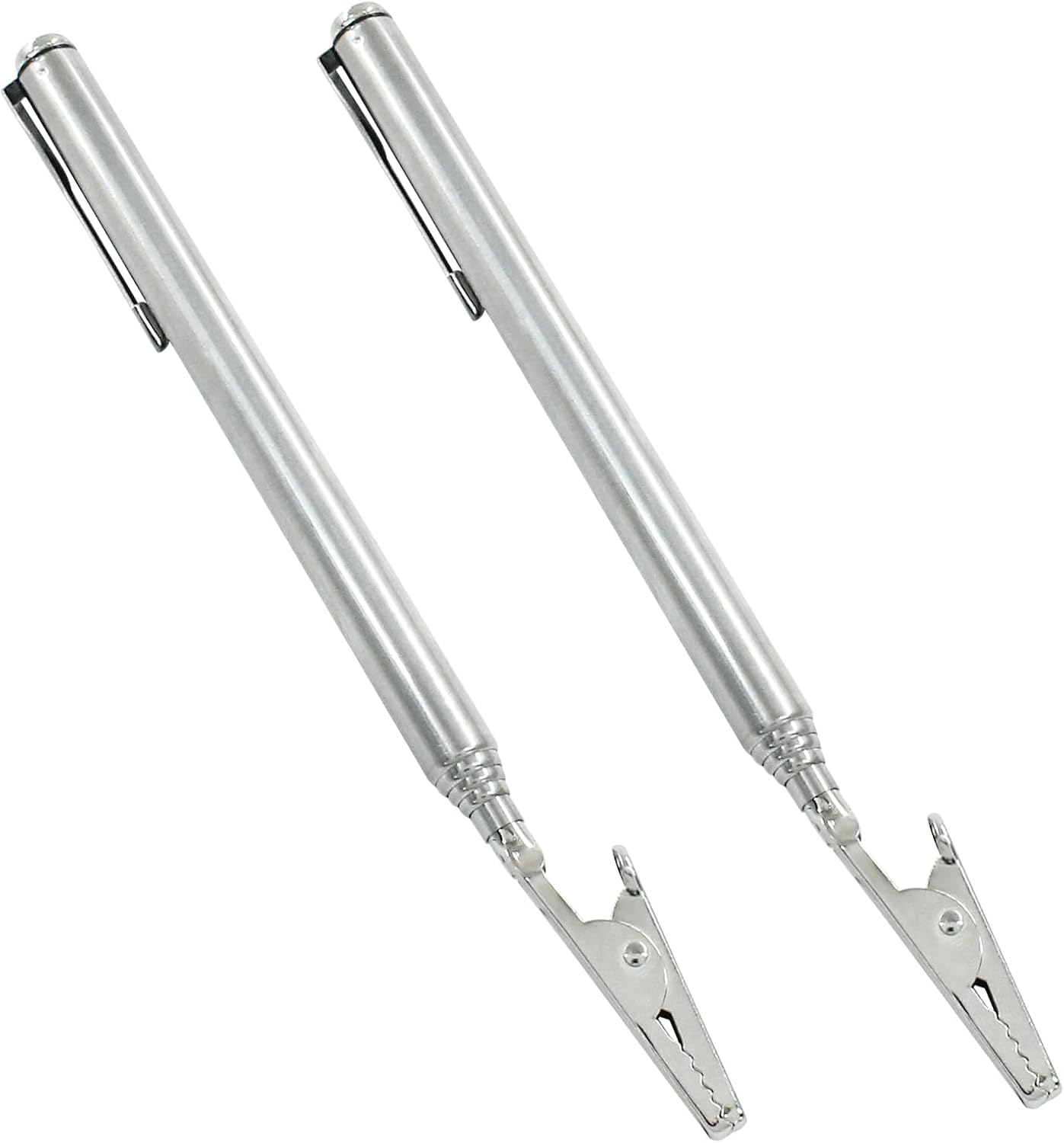 Verkelly 2 Pcs Telescoping Alligator Clip, Telescoping Clip with Pen ...