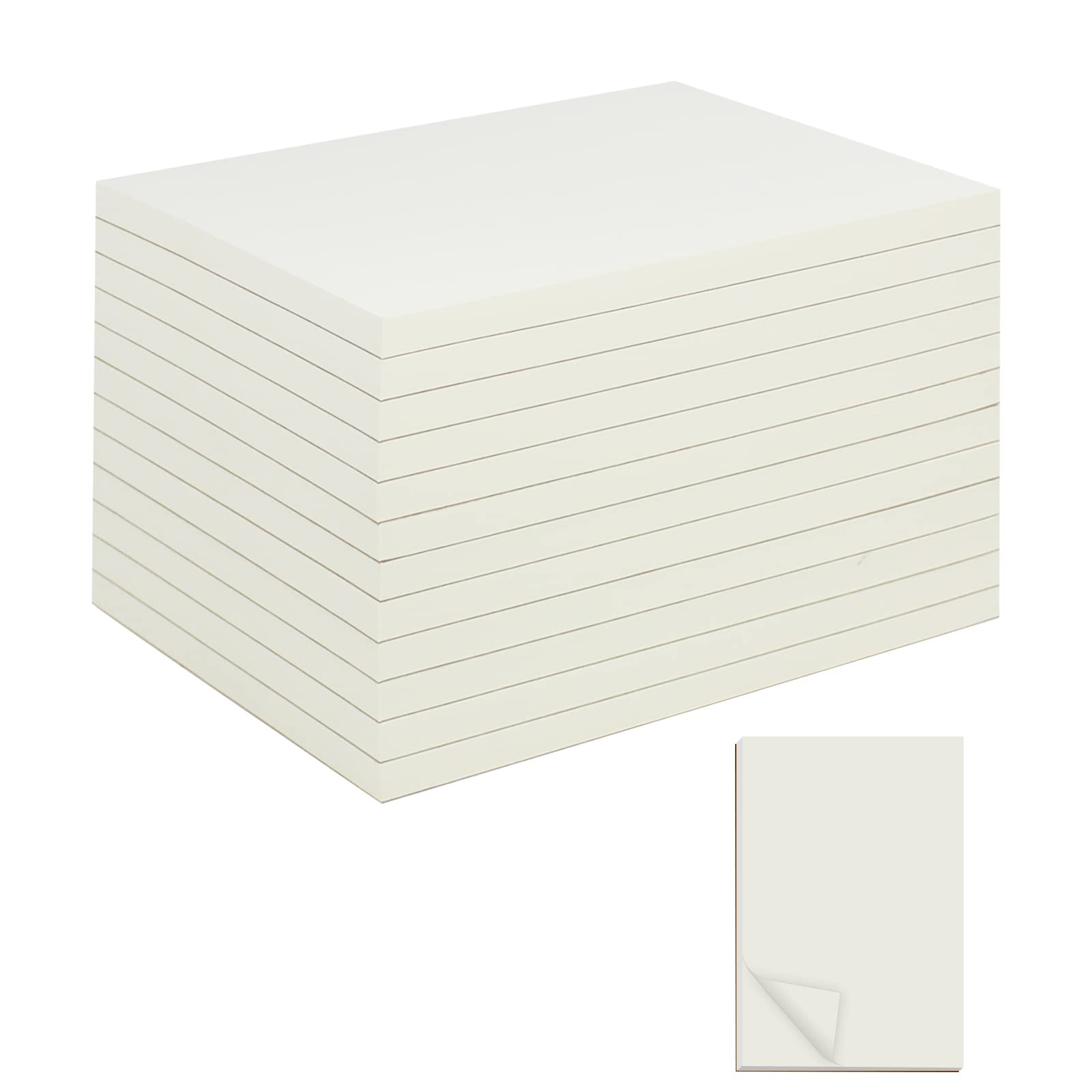suituts 12 Pads 5.5X8.5 Inch Memo Pads/Scratch Pads/Writing Pads, Blank ...