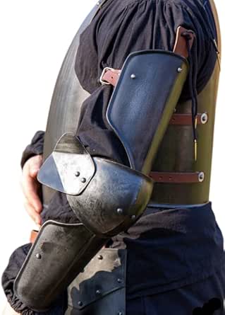 Amazon.com: Soldier Arm Protection 18g Medieval Arm Guard Armor ...