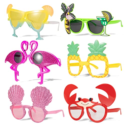 Fun Hawaiian Luau Party Sunglasses for Summer Beach Australia | Ubuy