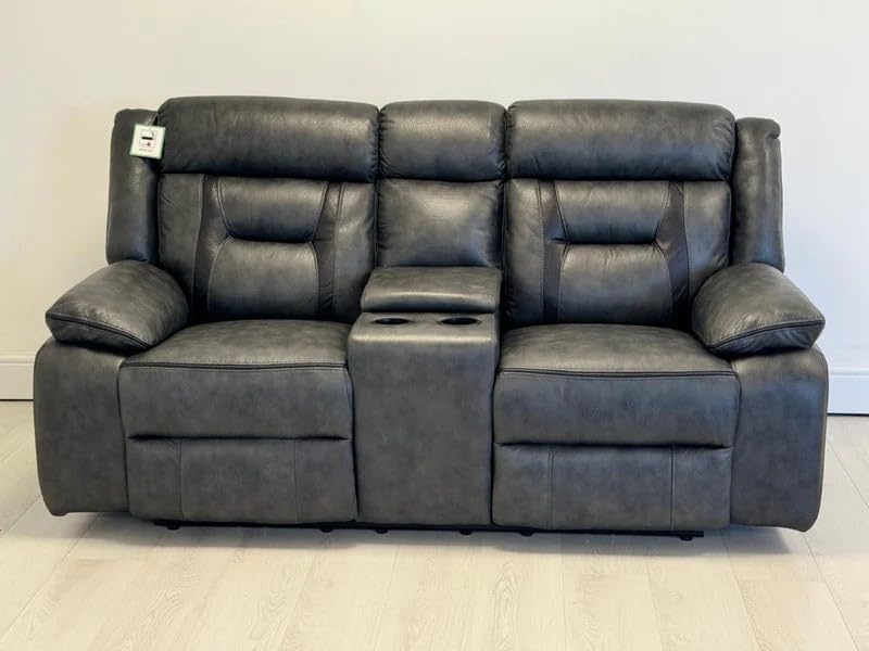 Nova Electric Recliner 2 Seater Sofa With Cupholders - USB Charging ...