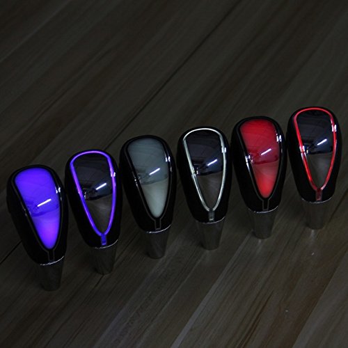 POSSBAY Car Touch Activated Blue/Red/White Changeable LED Manual MT ...
