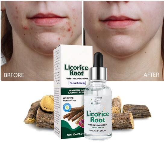 Licorice Root Extract Essential Oil Anti Pore Shrinking Facial Serum ...