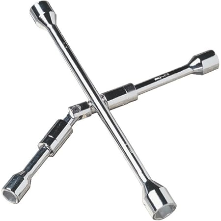 Amazon.com: ABN Lug Nut Wrench 4 Way Lug Wrench Collapsible Tire Iron ...