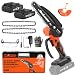MAXLANDER Mini Chainsaw, 6-Inch Cordless Handheld Portable Electric ...