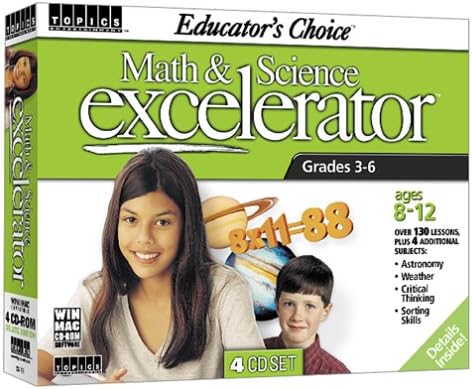 Amazon.com: Educator's Choice Math and Science Excelerator Grades 3-6 : Software