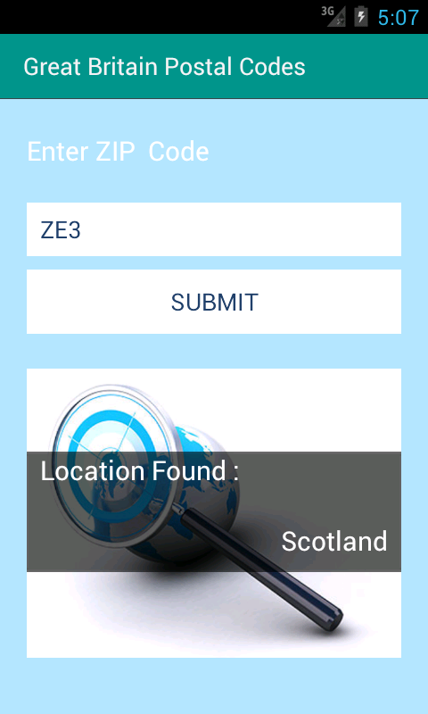 Great Britain Postal Codes - App on Amazon Appstore