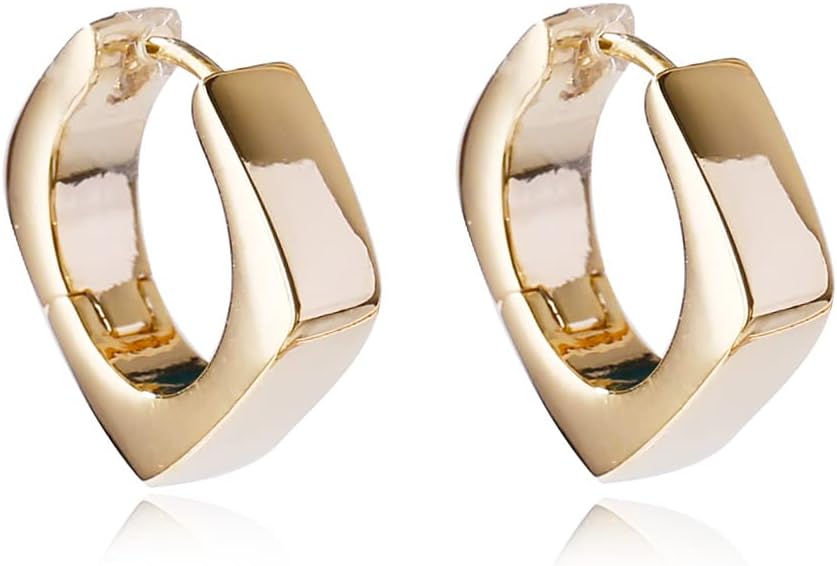 Amazon | MOUPイヤリング おしゃれ ゆれるピアス つけっぱなしピアス レディース 人気 金属アレルギー対応 リング ピアス 18金 ...