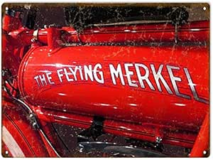 Amazon.com: Classic The Flying Merkel Motorcycle Sign : Home & Kitchen