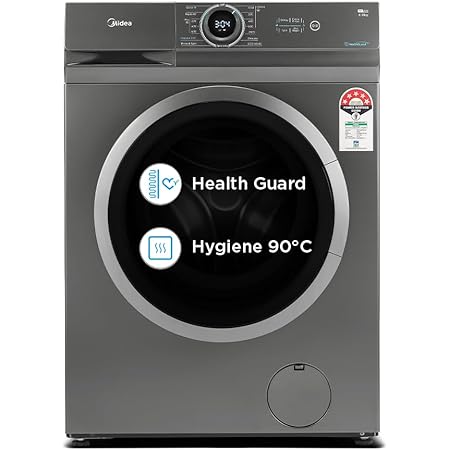 Midea 6 Kg Fully Automatic Front Load Washing Machine (MF100W60/T-IN ...