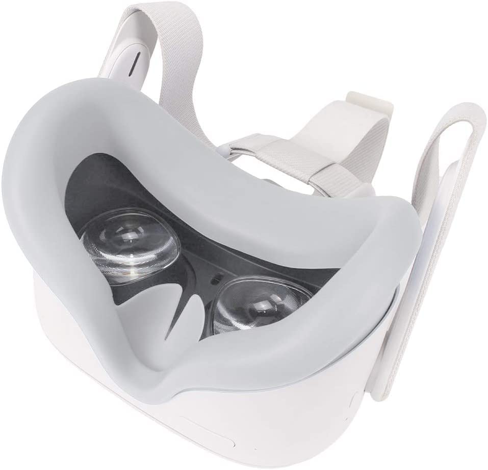 Careflection Silicone VR Face Cover for Oculus Quest 2, Face Pad & Face ...