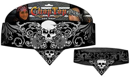 Chop Top Bandana Head Doo Wrap Scarf Biker Rocker Skull at Amazon Men’s ...