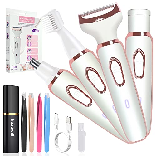 Electric Lady Shaver, Women Razors for Shaving Cordless 4-in-1 Shaver ...
