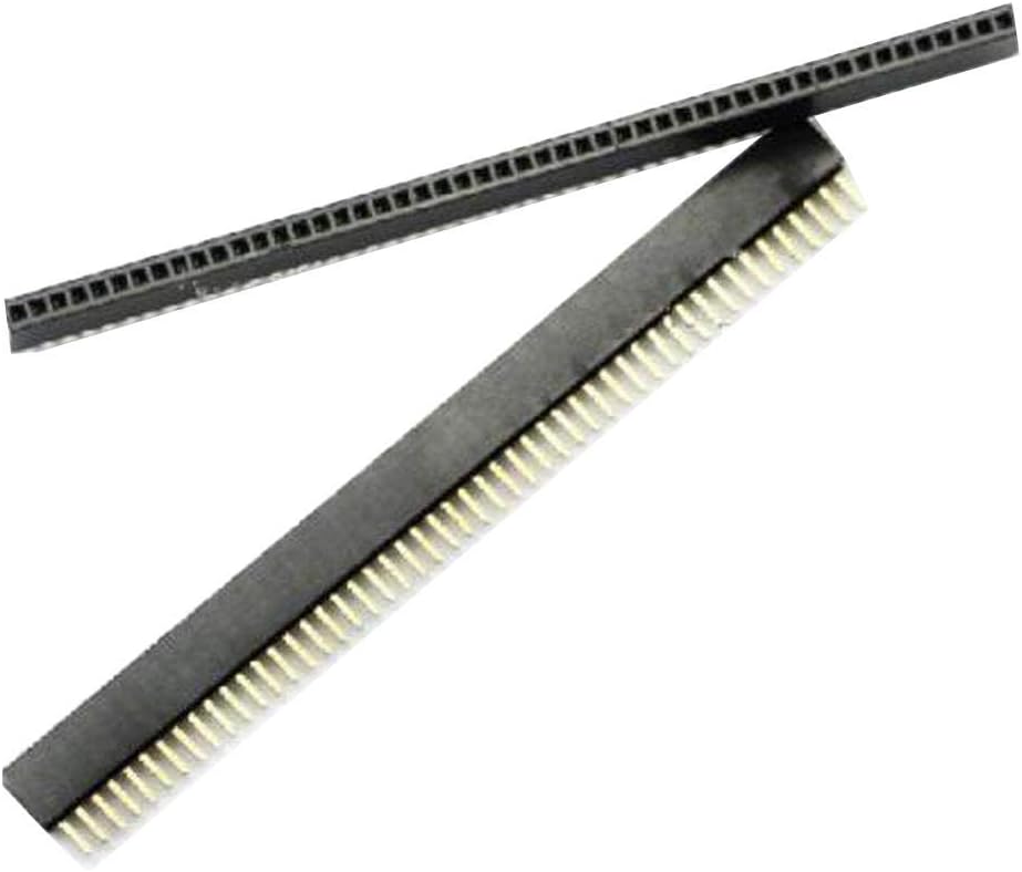 Amazon.com: 10pcs 50-Pin 50P 1.27mm Single Row Straight Female Pin ...