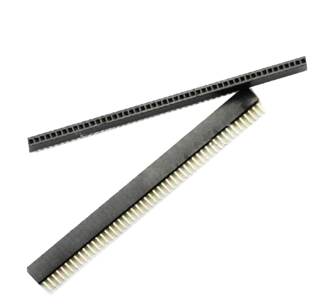 Amazon.com: 10pcs 50-Pin 50P 1.27mm Single Row Straight Female Pin ...
