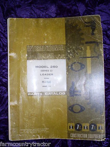 International 250 Loader OEM Parts Manual: International 250: Amazon ...