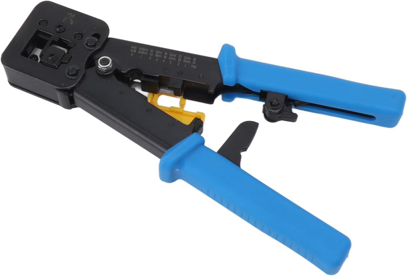 Network Cable Crimper, RJ45 RJ12 RJ11 Crimper with with Stripping and ...