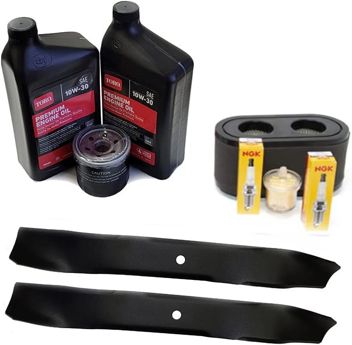 Amazon.com : Toro Genuine OEM Maintenance Kit W/ 137-1999-03 Blades for ...
