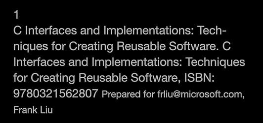 C Interfaces And Implementations Techniques For Creating Reusable Software