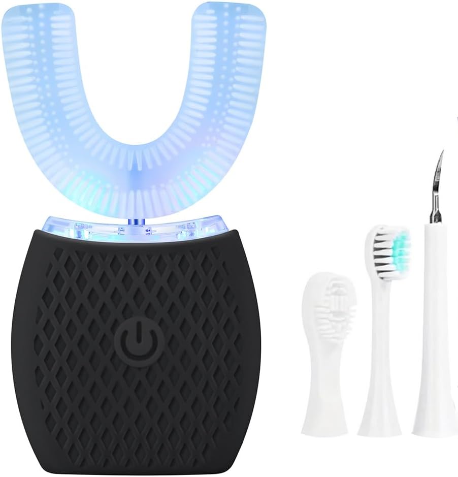 Amazon.com: Maybuy Automatic Ultrasonic Toothbrush, 360° Sonic ...