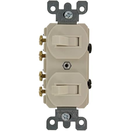 Leviton 5224-2I 15 Amp, 120/277 Volt, Duplex Style Single-Pole/Single ...