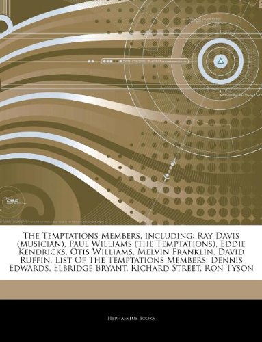 Amazon | Articles on the Temptations Members, Including: Ray Davis ...