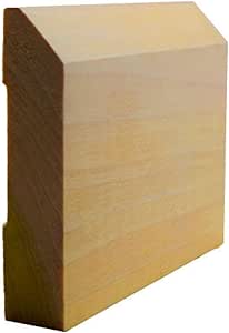 Amazon.com: EWBB14 Beveled Edge Baseboard 3-1/2" Tall x 11/16" Moulding ...