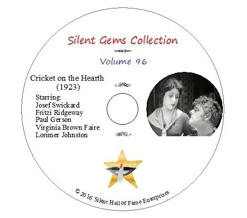 Amazon.com: DVD "Cricket on the Hearth" (1923) Classic Silent Drama ...