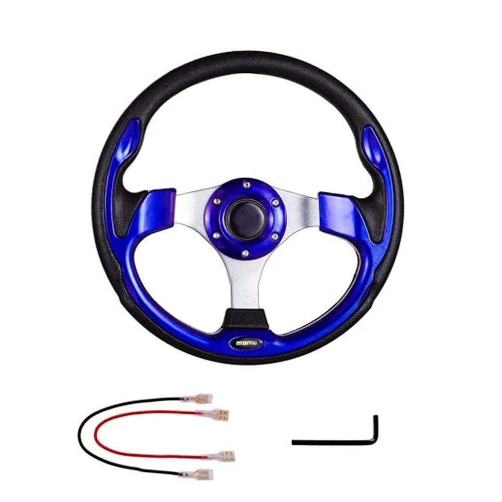 Snapklik.com : 14inch Blue Golf Cart Steering Wheel For Golf Cart Club ...