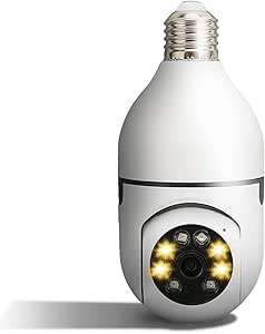 Amazon.com : ciciglow Light Bulb Camera, WiFi Screw in Light Bulb ...