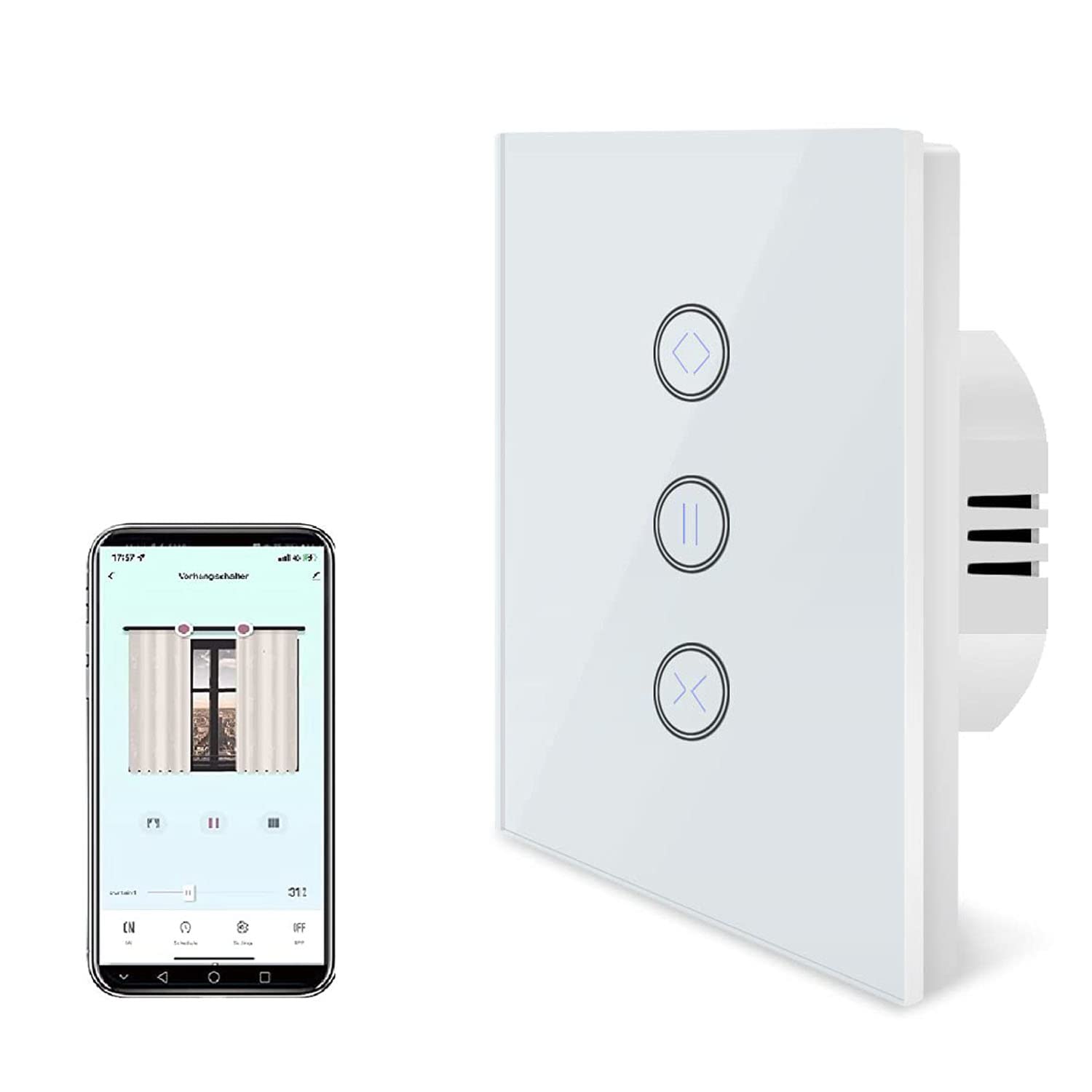 WLAN Rolladenschalter Unterputz,Zeitschaltuhr Mit Rolladensteuerung ...