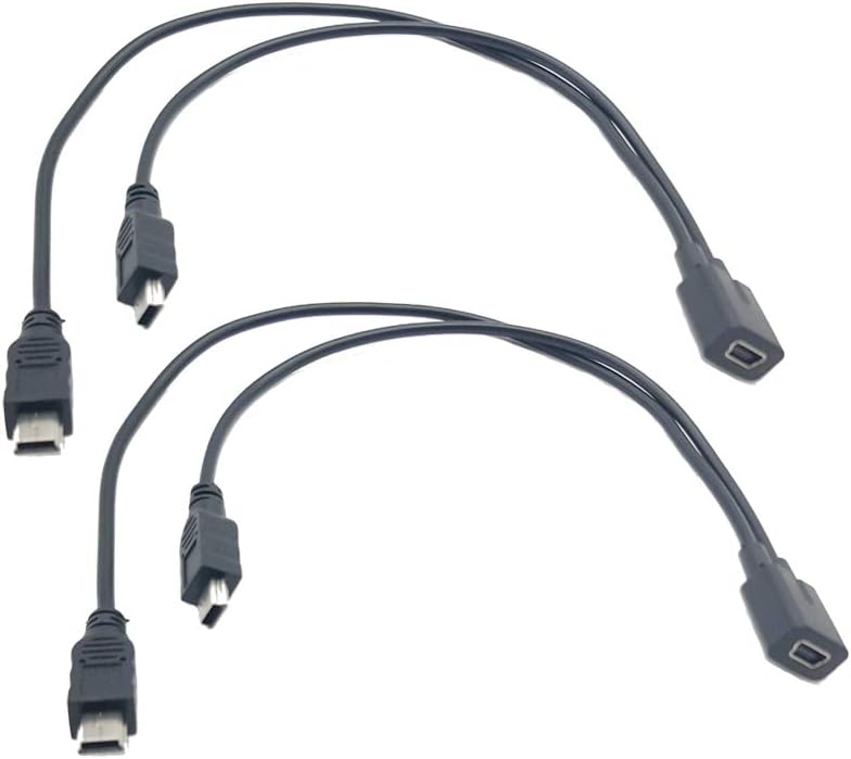 Amazon.com: Duttek Mini USB Multi Charging Cable, Mini USB Y Splitter ...