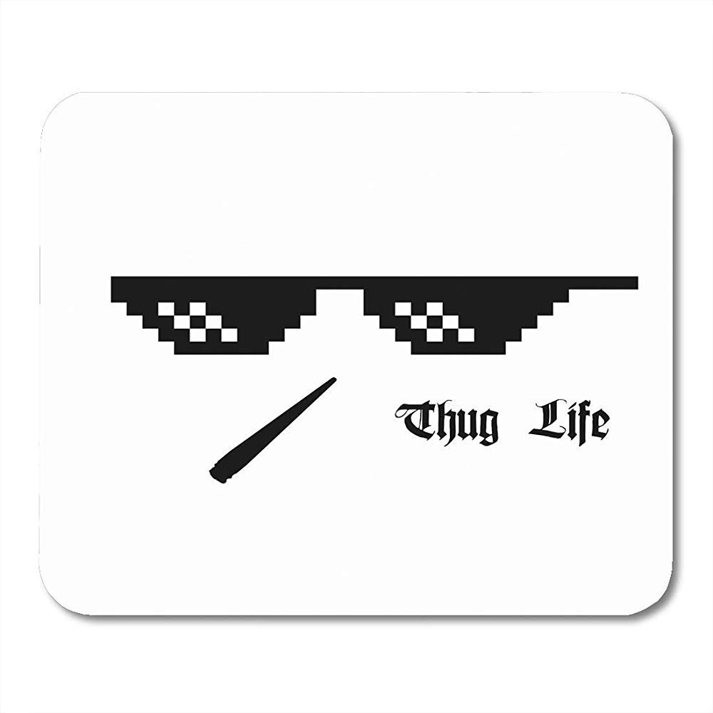 Keyboard Thug Memes Modern Style Thug Life Party Glasses Gangster
