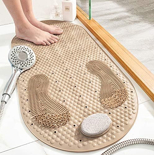 Amazon.com: Shower Mats Bath Mat Non Slip Bath Mats for Tub Grinding ...