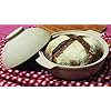 Amazon.com: SuperStone / 9" x 8" Bread Dome Baker: Bread Tubes: Home ...