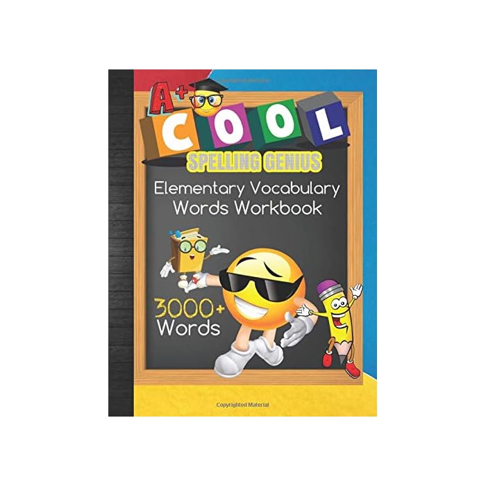 Buy Cool Spelling Genius Elementary Vocabulary 3000+ Words Workbook ...