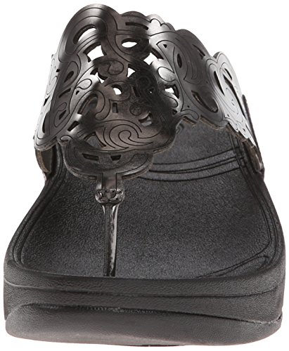 FitFlop Women's Flora Metallic Flip Flop,Pewter,6 M US : Amazon.in: Fashion