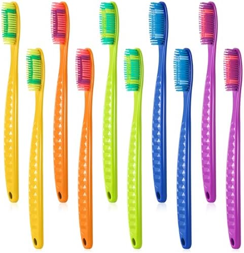 Amazon.com : Baderke 10 Pack Extra Hard and Firm Bristle Toothbrush ...