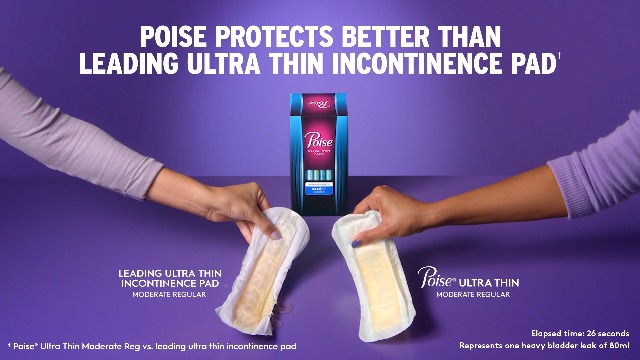 Snapklik.com : Poise Ultra Thin Incontinence Pads & Postpartum ...
