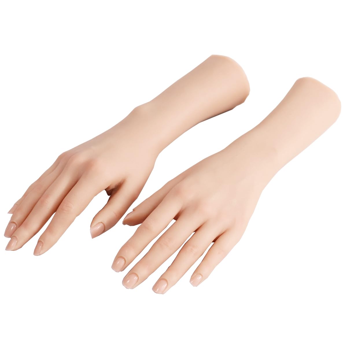 Amazon.com: INTBUYING 1 Pair Realistic Silicone Female Hands Model for ...