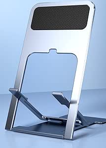 Amazon.com: TIEANS Sturdy Foldable Phone Stand Triangular Support Angle ...