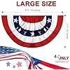 Amazon.com : American Patriotic Flag Bunting Outdoor 3x6 FT, Large ...