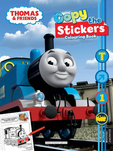 Thomas & Friends Copy the Stickers Colouring Book: 9781405261920: Books ...