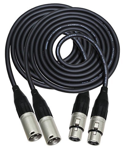 Amazon.com: WORLDS BEST CABLES 2 Units - 6 Foot - Balanced Microphone ...