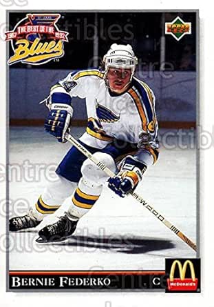 Amazon.com: (CI) Bernie Federko Hockey Card 1992-93 McDonalds Best of ...