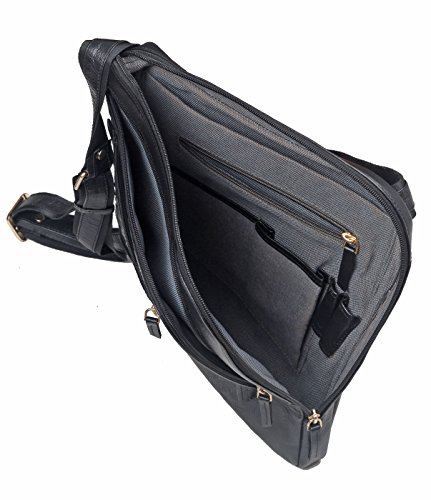 Buy Adamis Leather Women Cross Body Bag B745 Black at Amazon.in